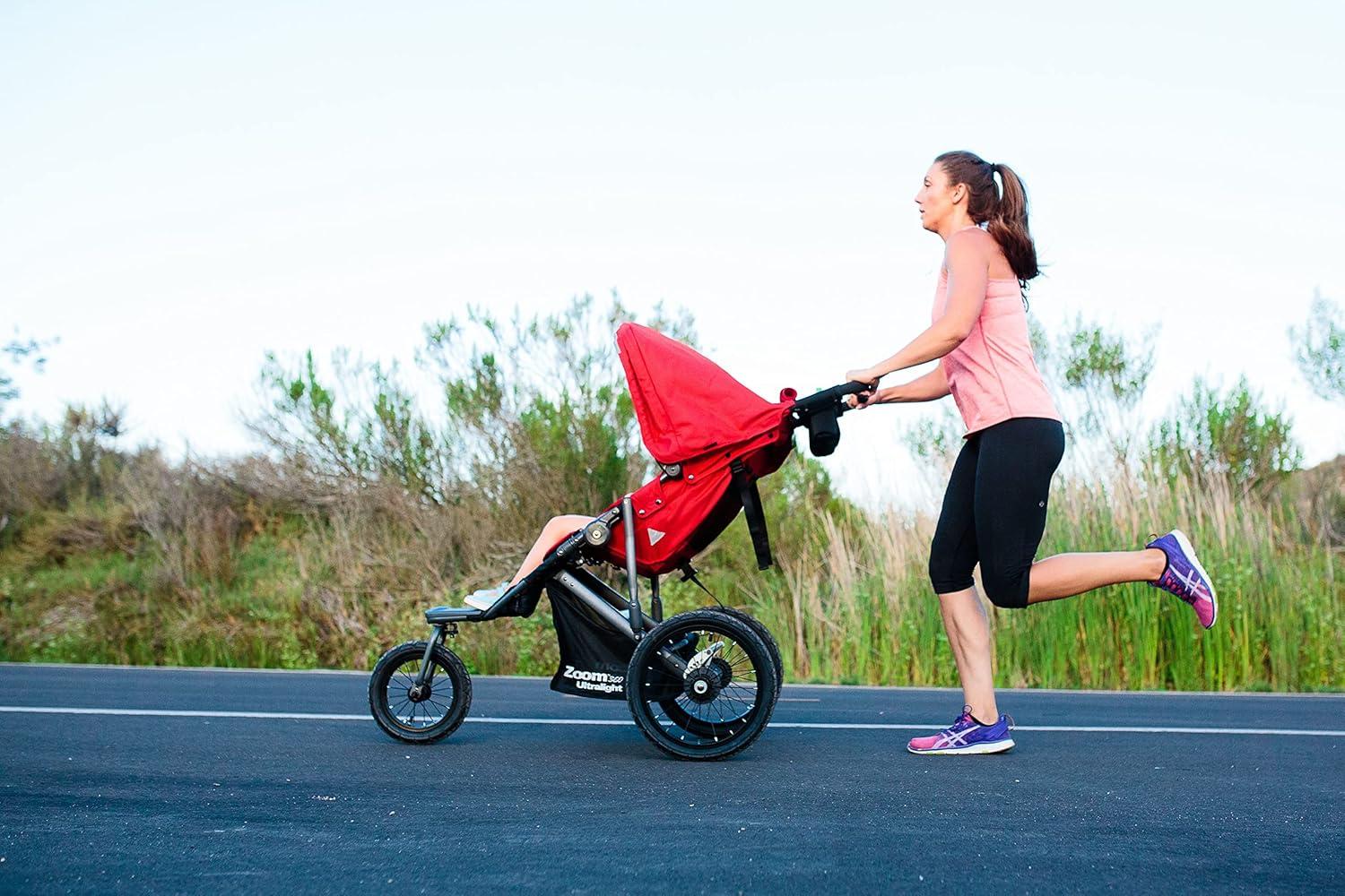 Joovy Zoom360 Ultralight Jogging Stroller Featuring High Child Seat ...